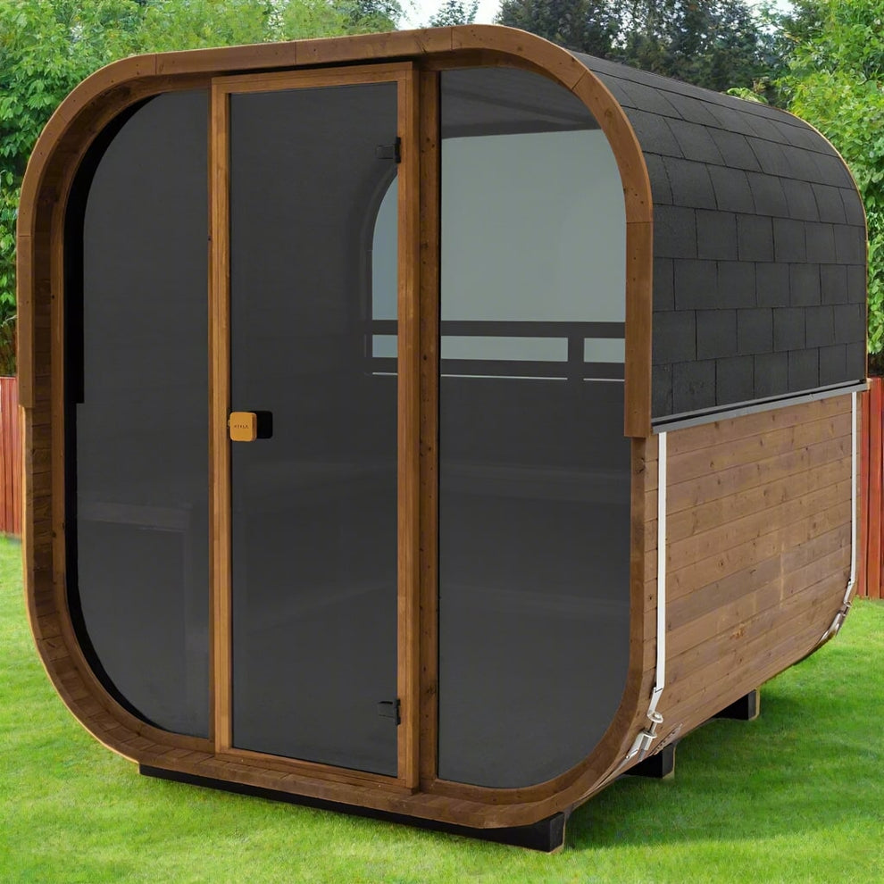 Hekla Cube 160 Sauna | 2-Seater Thermowood Home Sauna