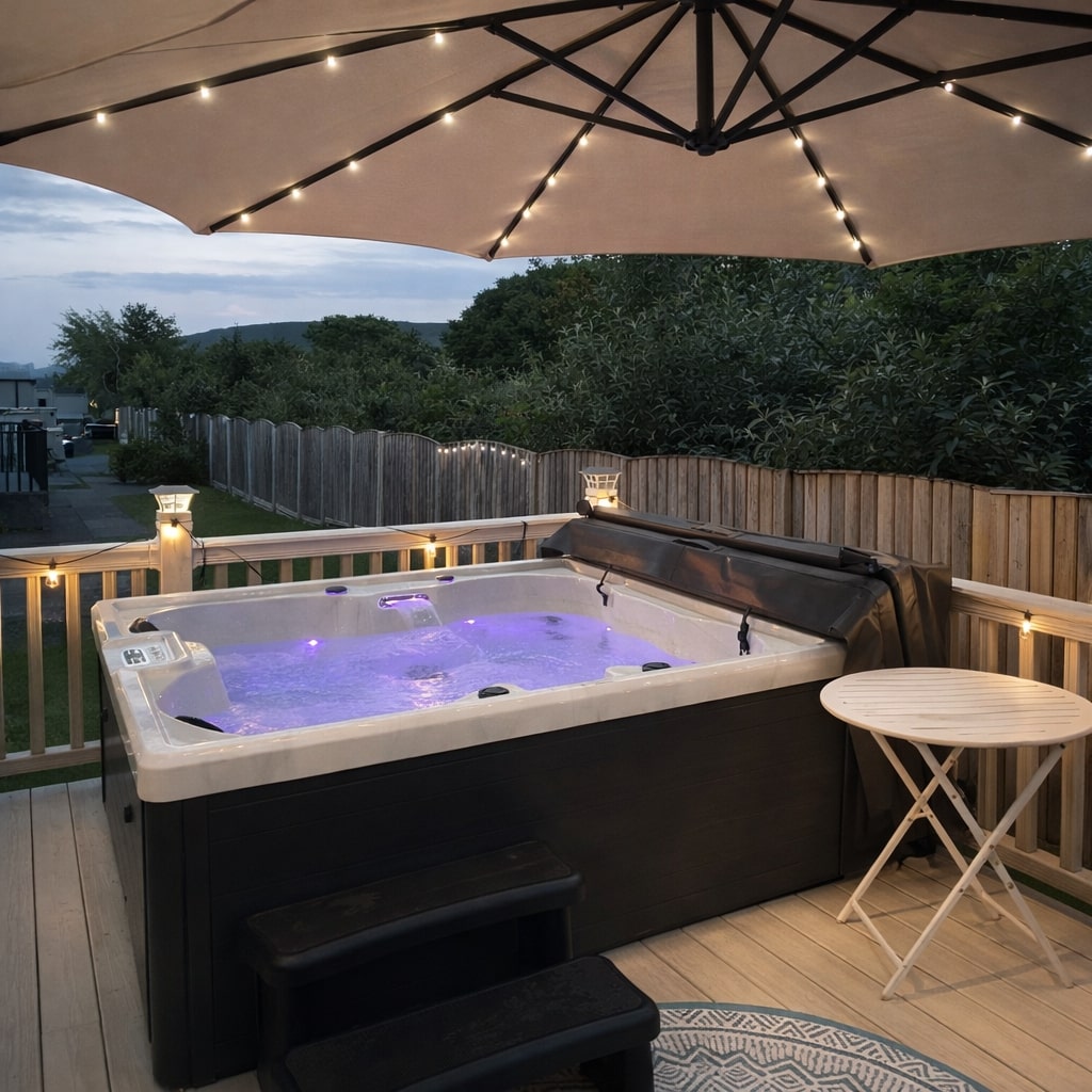 Pure Bliss 13A Plug & Play Hot Tub | H2O Hot Tubs UK